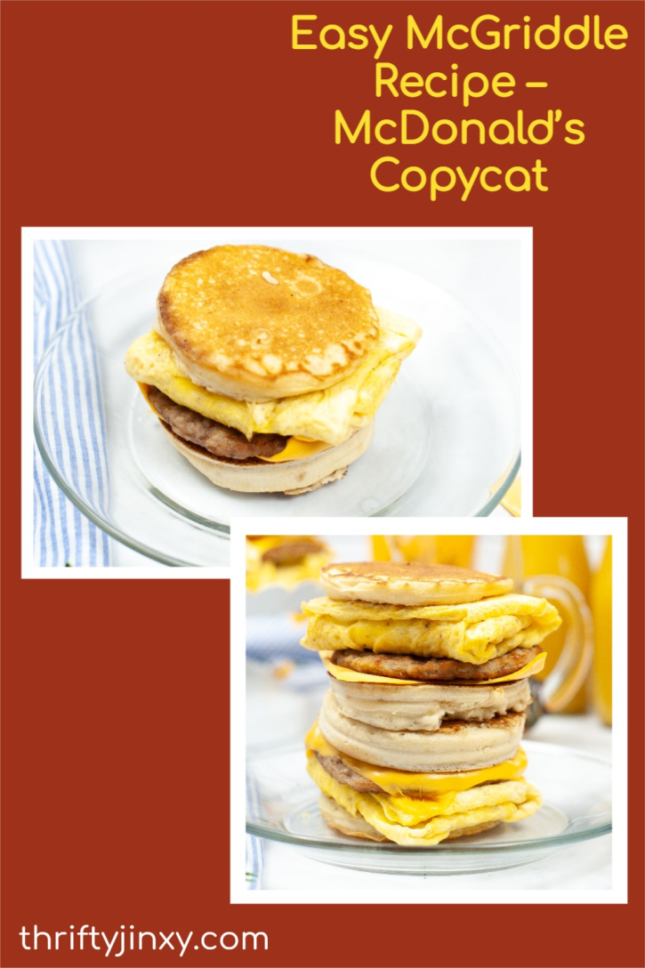 Easy McGriddle Recipe – McDonald’s Copycat - Thrifty Jinxy