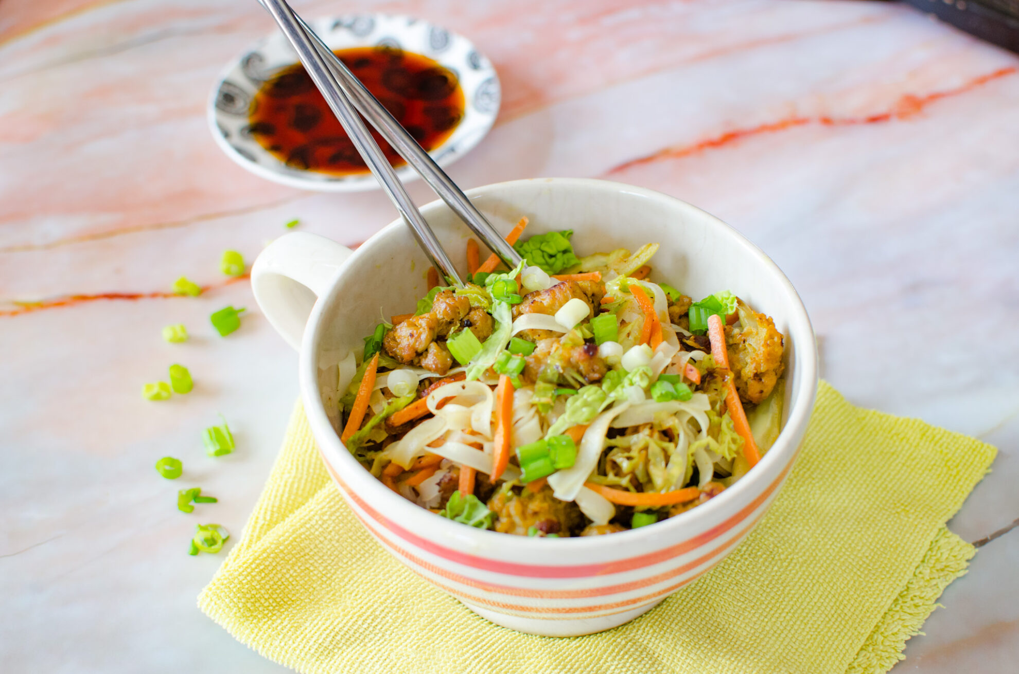 Deconstructed Egg Roll Bowl - Thrifty Jinxy