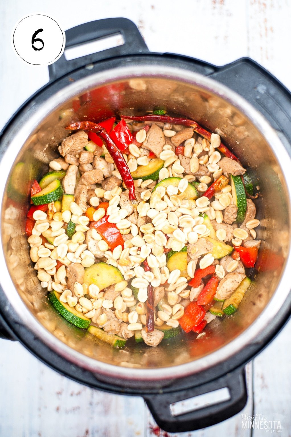 20-Minute Instant Pot Kung Pao Chicken Recipe - Thrifty Jinxy