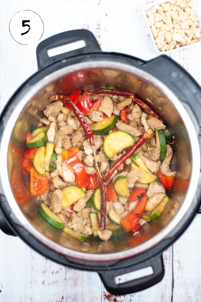 20-Minute Instant Pot Kung Pao Chicken Recipe - Thrifty Jinxy