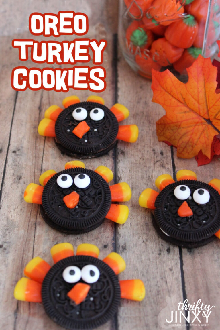 The Cutest OREO Turkey Cookies - Thrifty Jinxy