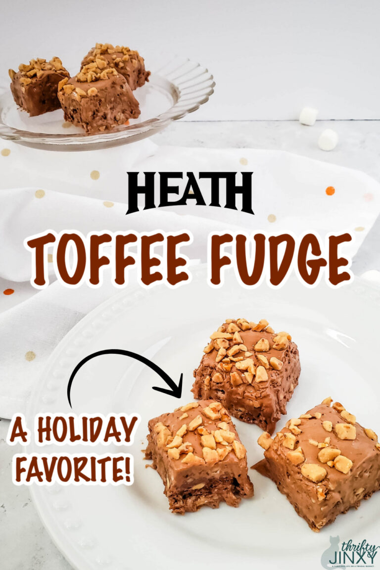 Heath Toffee Fudge Recipe - Thrifty Jinxy