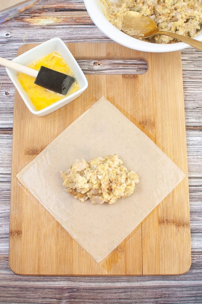 Thanksgiving Leftover Egg Rolls - Thrifty Jinxy