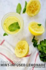 Mint-Infused Lemonade Recipe - Thrifty Jinxy