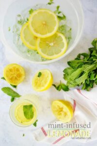 Mint-Infused Lemonade Recipe - Thrifty Jinxy