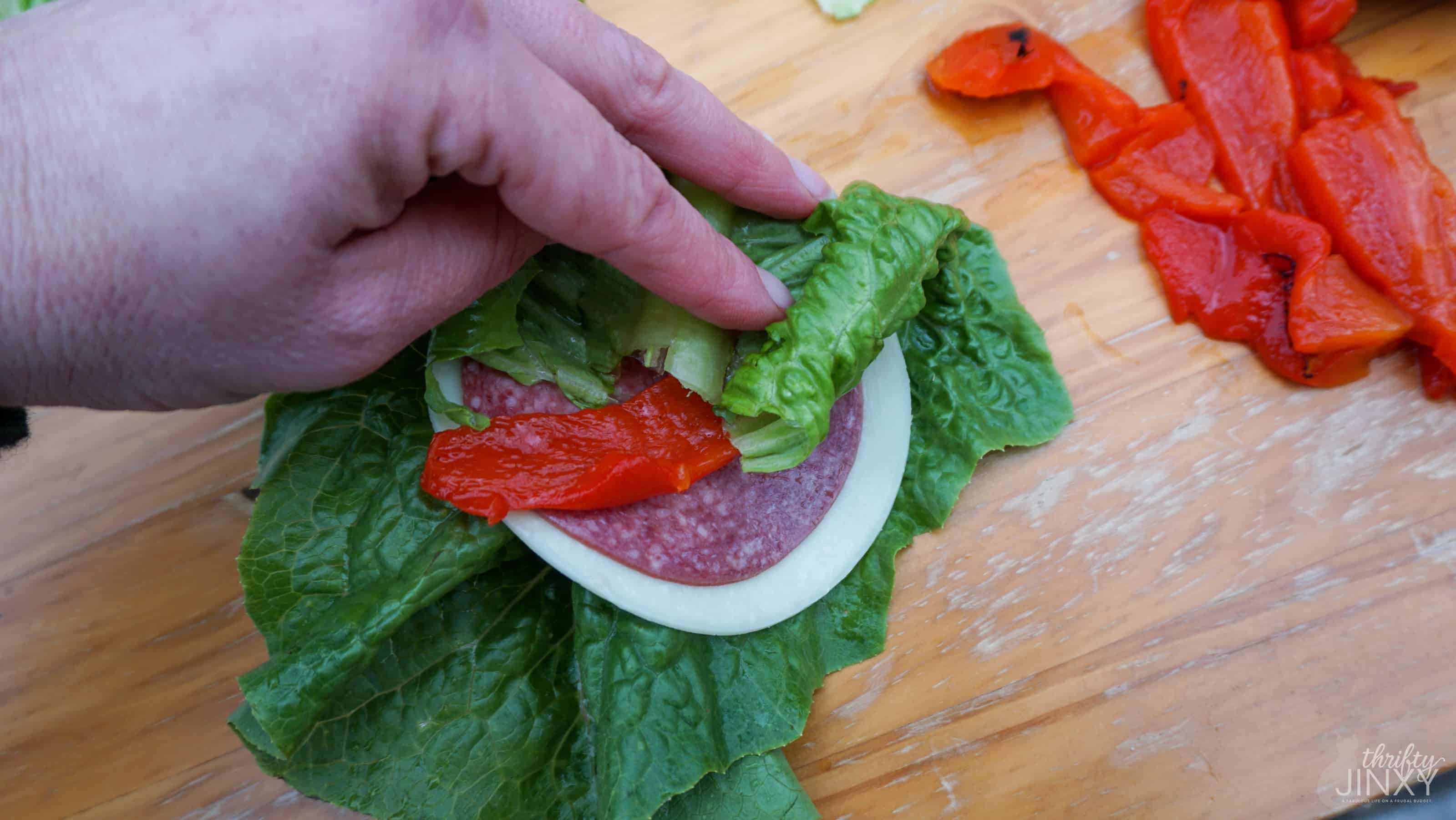 Italian Salad Roll-Ups Recipe - Thrifty Jinxy