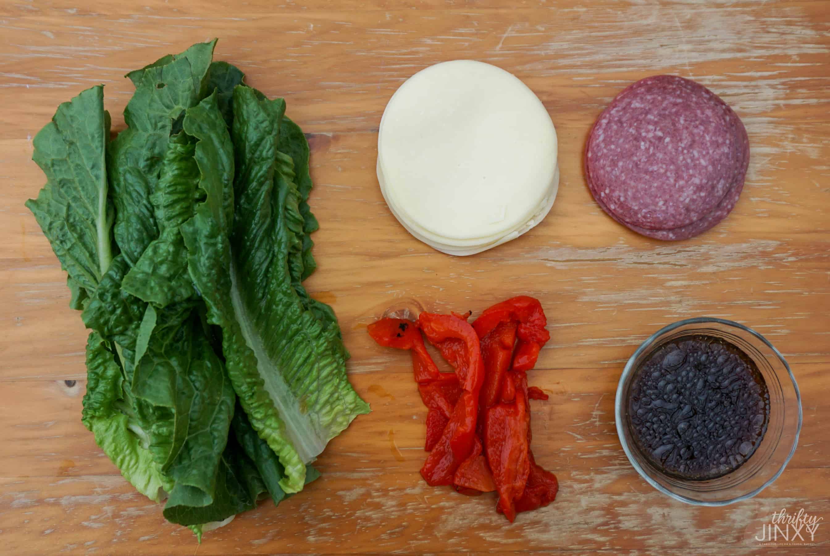 Italian Salad Roll-Ups Recipe - Thrifty Jinxy