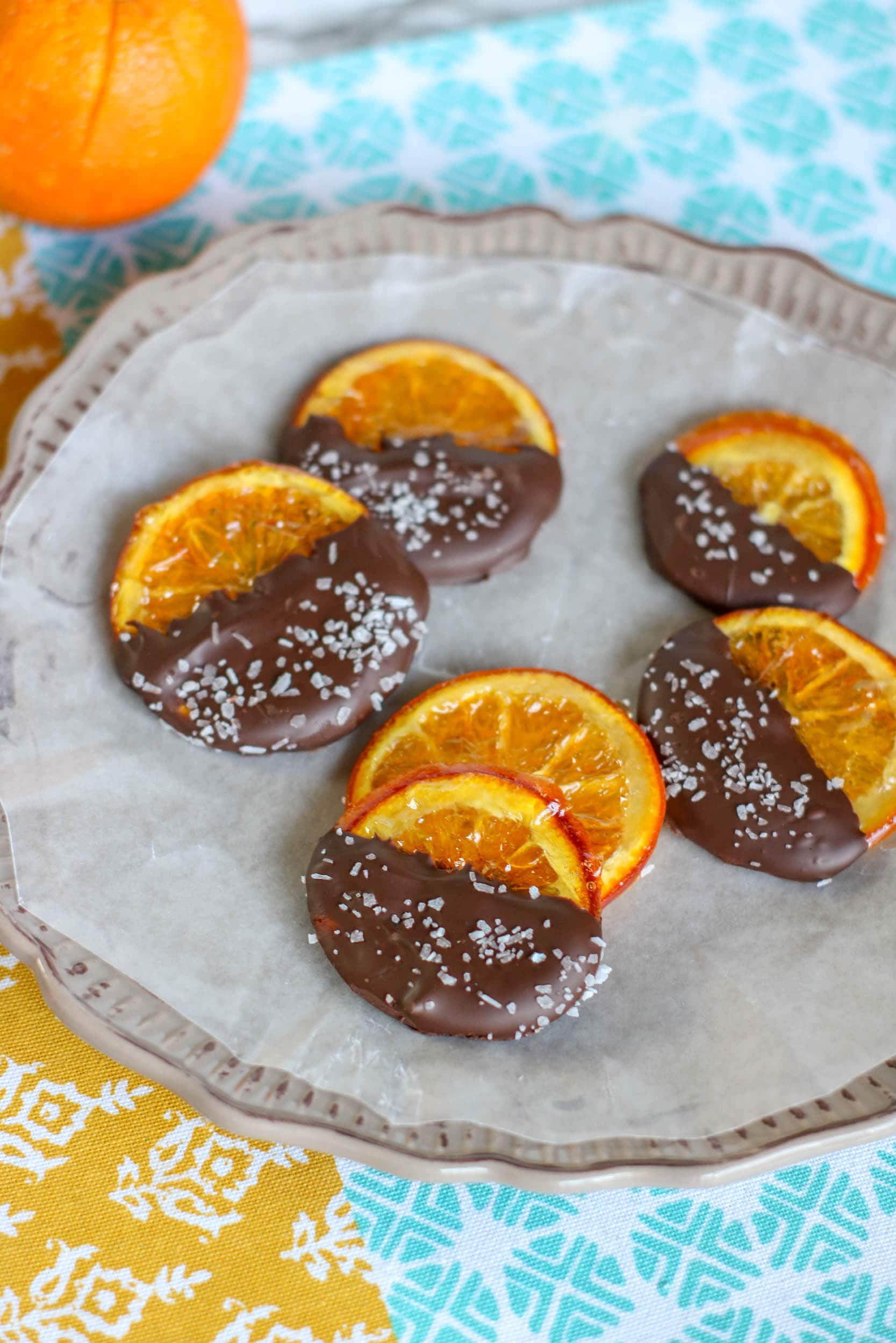 Dark Chocolate Dipped Candy Oranges - Thrifty Jinxy