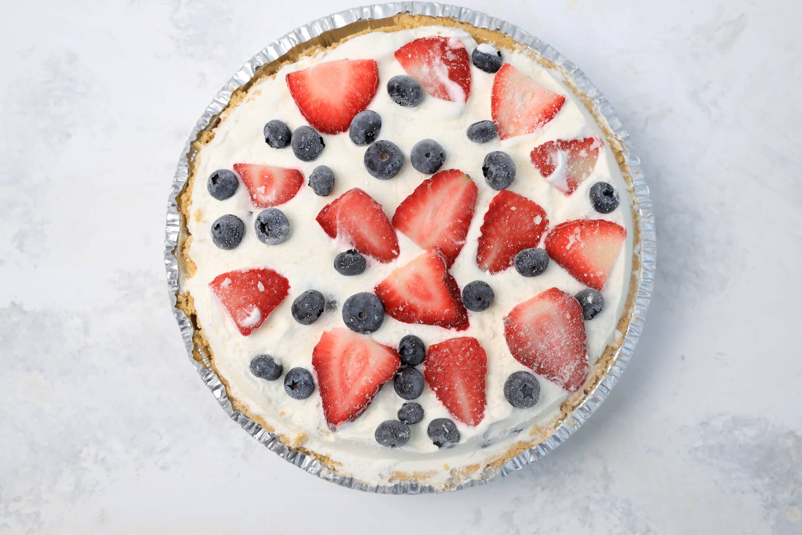 4th of July Ice Cream Pie - Thrifty Jinxy